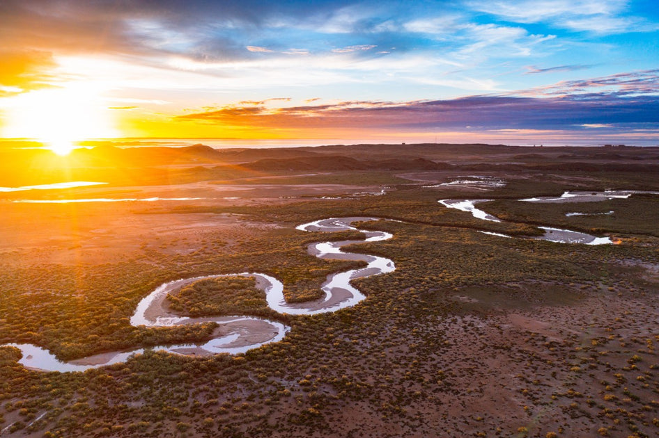 Cossack Historic Town, Creek Sunset - PP100 – Pilbara Prints