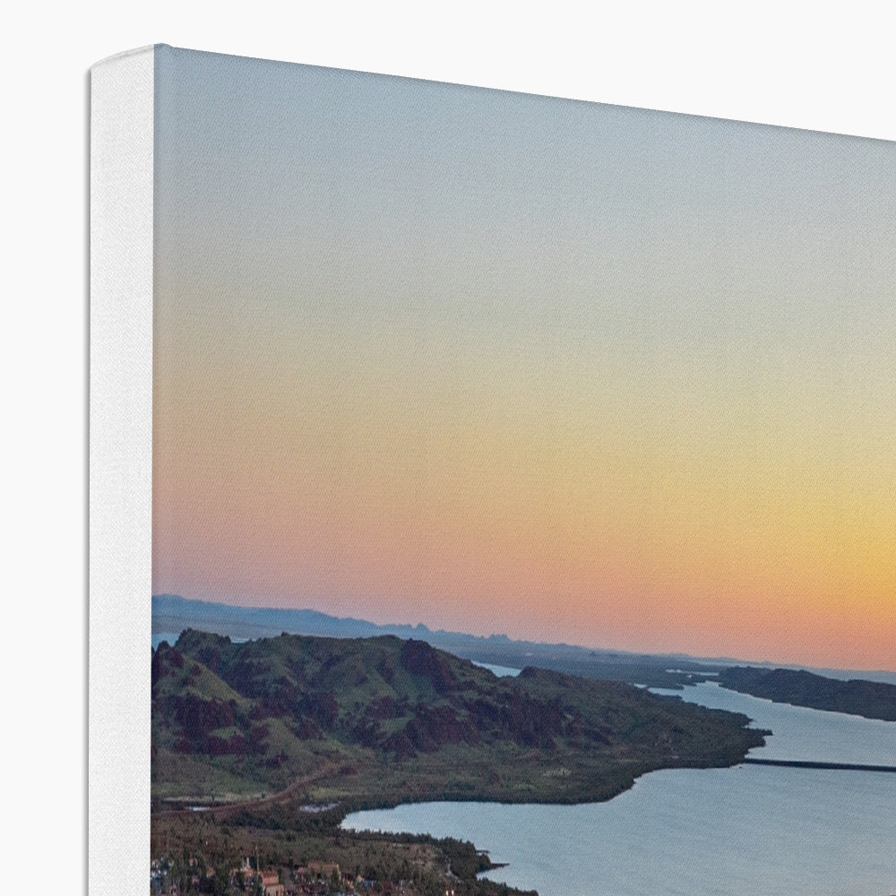 Dampier Foreshore at Sunset - PP116 Canvas – Pilbara Prints