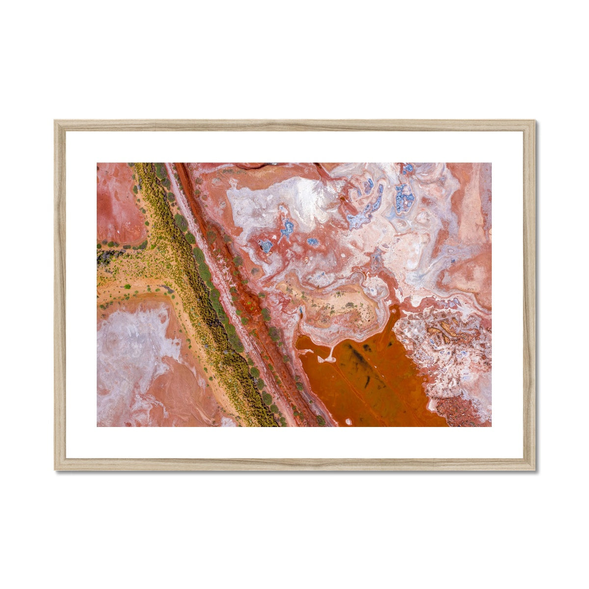 Pilbara Prints | Sand Patterns, Karratha Salt Flats | Framed & Mounted