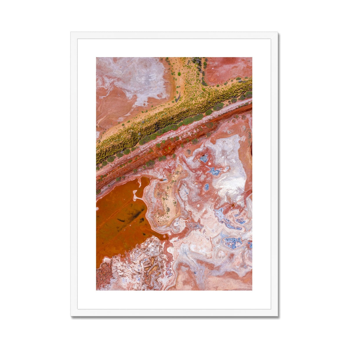 Pilbara Prints | Sand Patterns, Karratha Salt Flats | Framed & Mounted